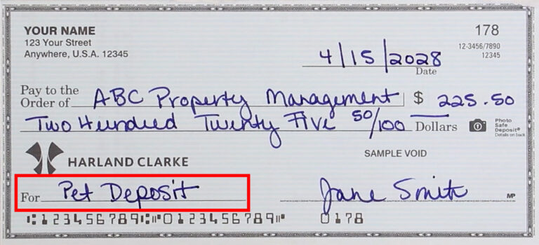 How to Write a Check | 5 Step Video with Picture – The quick and easy ...